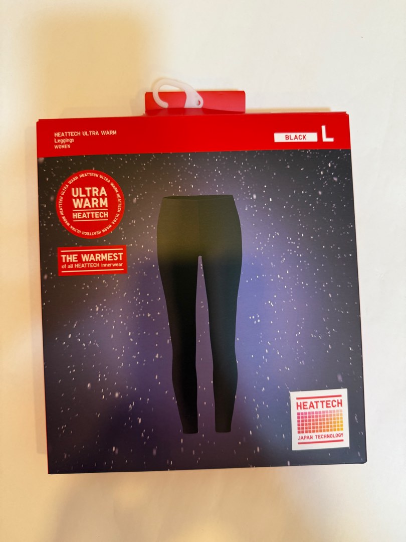 UNIQLO heattech ultra warm leggings women L, Women's Fashion, Bottoms ...