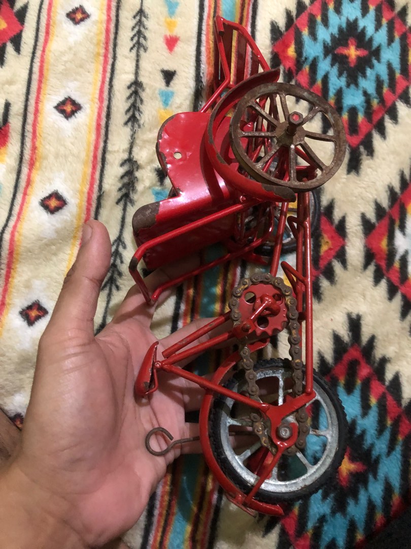 Vietnamese cart bike Metal art piece, Hobbies & Toys, Memorabilia & Collectibles, Vintage ...