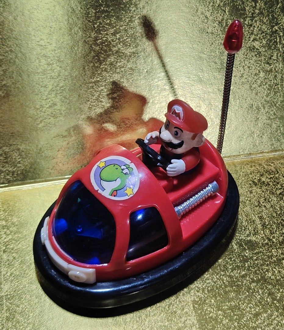 vintage mario bumper car toy, Hobbies & Toys, Collectibles ...