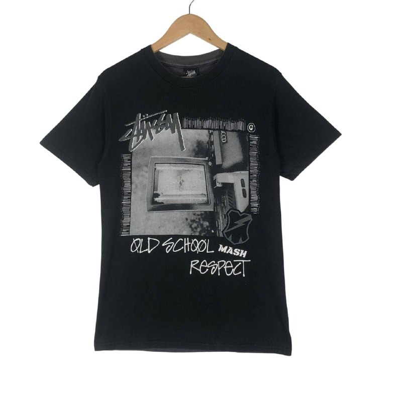 Vintage Stussy "Old School Mash Respect" shirt, Men's Fashion, Tops ...