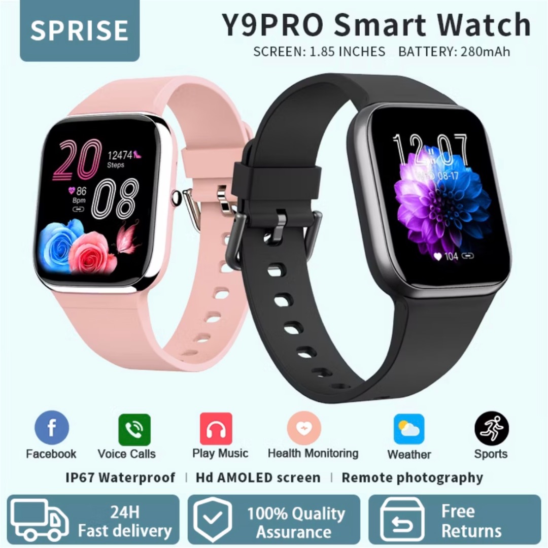 Waterproof Touch Display Smartwatch | Multifunctional Heart Rate ...