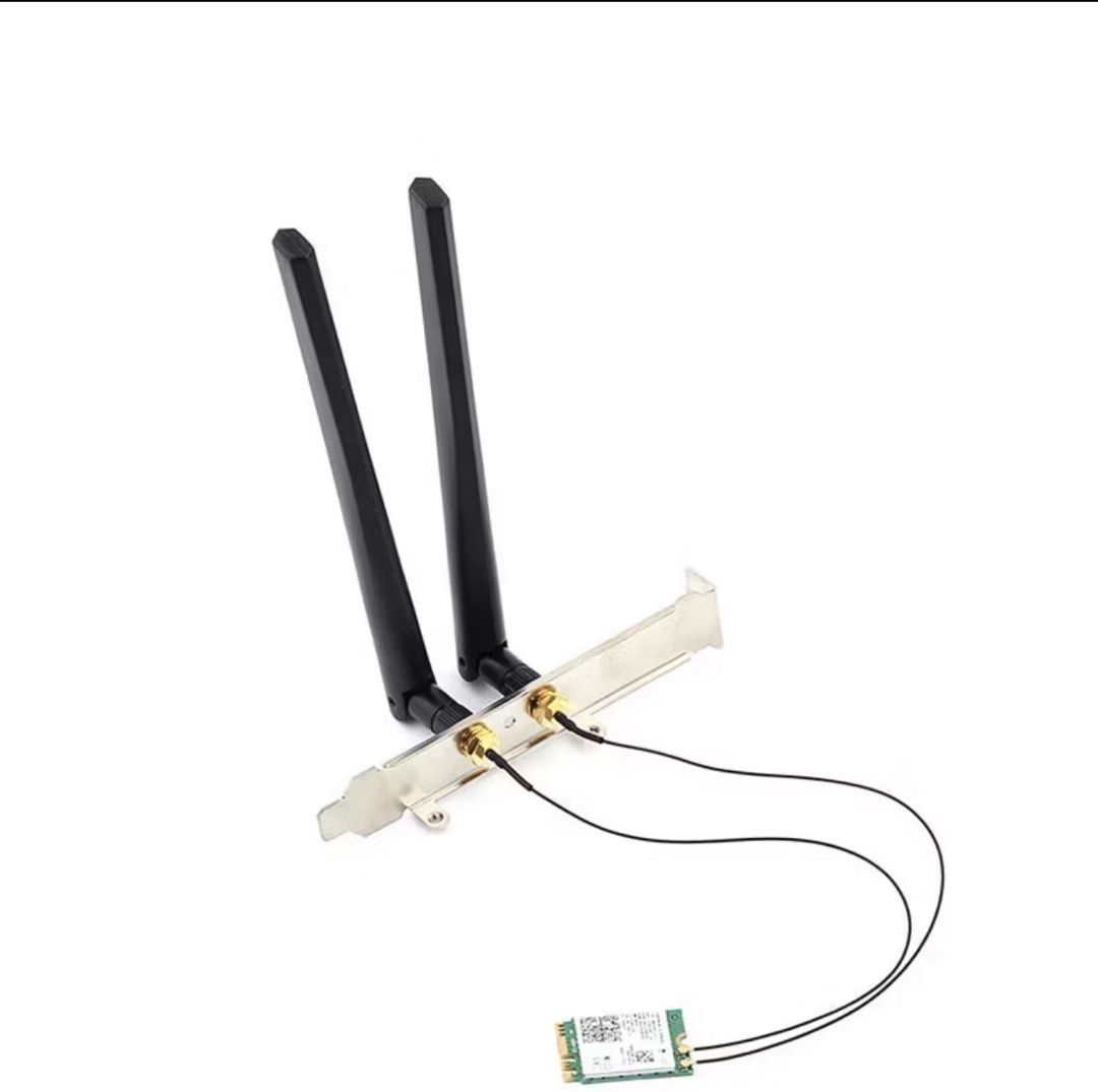 Realtek 8852BE Wifi 6 AND Bluetooth PCIE Adapter card with Antenna ...