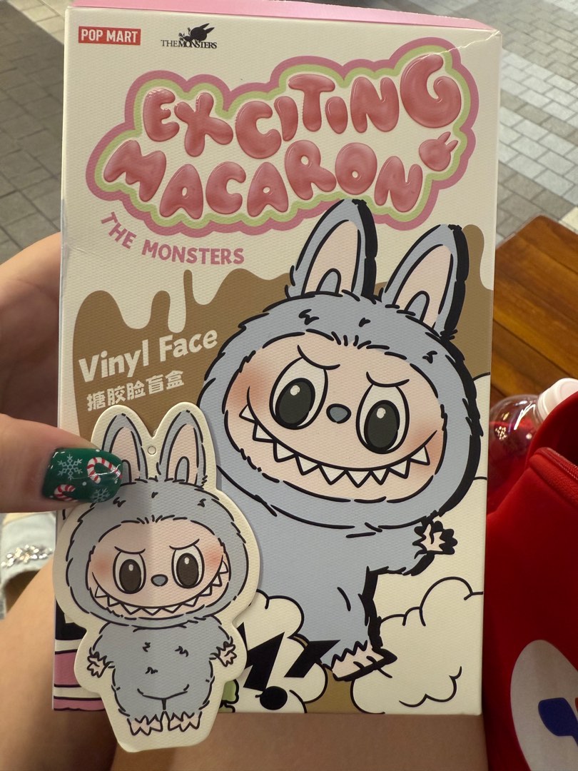 Authentic & Rare Labubu Exciting Macaron v1 - Popmart SG , Hobbies ...