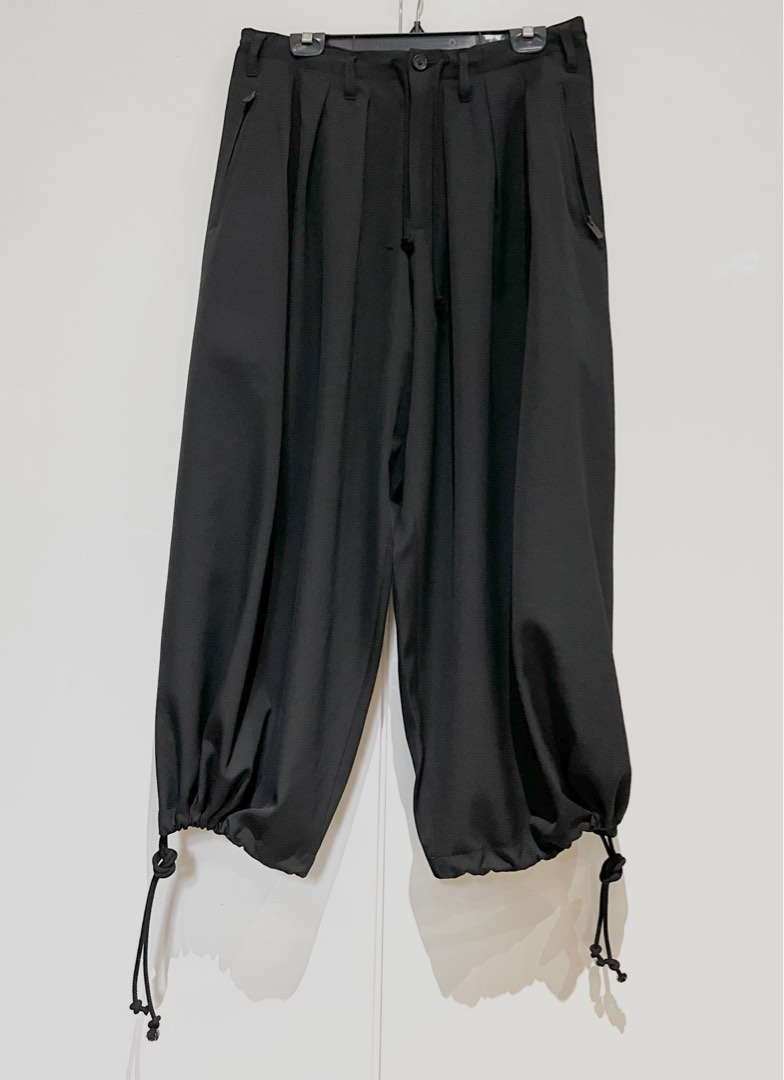 Yohji Yamamoto Pour Homme wool Balloon Pants, 名牌, 服裝 - Carousell