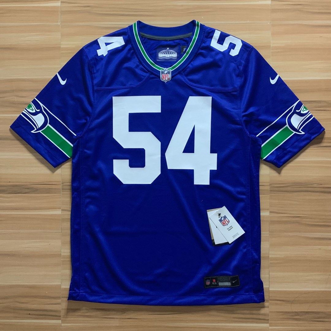 2023 BOBBY WAGNER SEATTLE SEAHAWKS THROWBACK GAME JERSEY (NIKE FUSE ERA ...