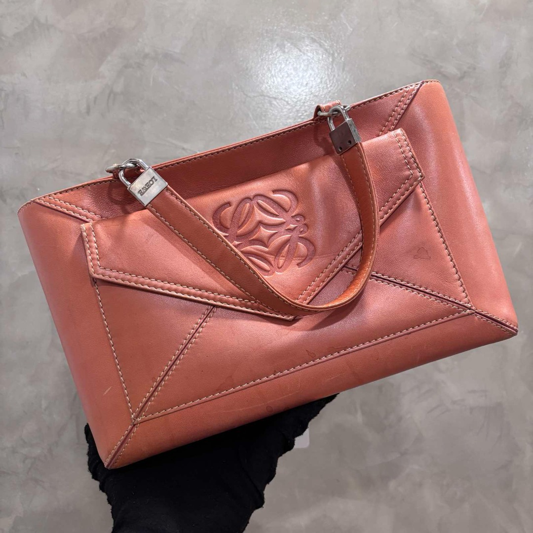 247007909 LOEWE BAG ANAGRAM ORANGE HAND BAG, Luxury, Bags & Wallets on ...