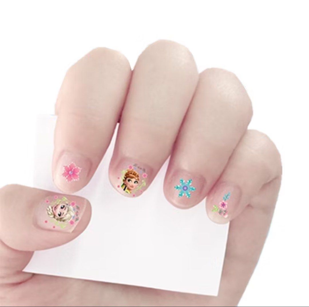 3D Disney Cartoon Nail Stickers Waterproof Cartoons Nails Stickers for ...