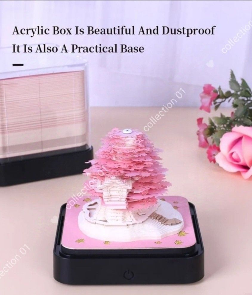 3D Notepad Calendar -Sakura Tree 2026, Hobbies & Toys, Art & Prints on ...