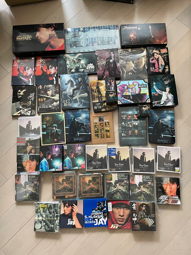 周杰倫 專輯 單要私聊 葉惠美 范特西 八度空間 七里香 theone 無與倫比 十一月的蕭邦 魔傑座 霍元甲 黃金甲 跨時代 等等 cd vcd dvd, 興趣及遊戲, 音樂、樂器 & 配件 ...