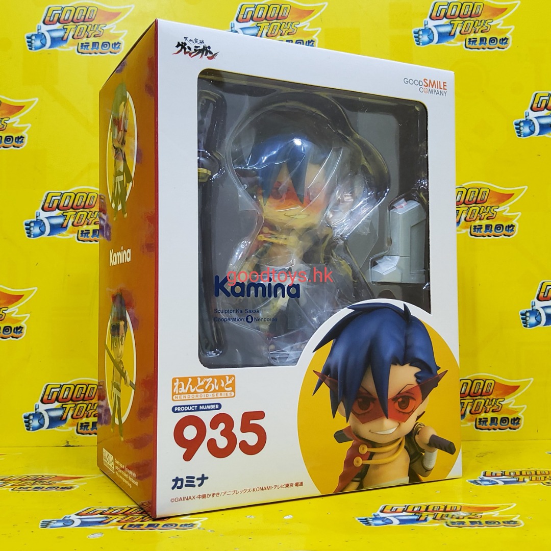 全新未開封 GOODSMILE 黏土人 NENDOROID 935 KAMINA 天元突破 卡米那, 興趣及遊戲, 玩具 & 遊戲類 ...