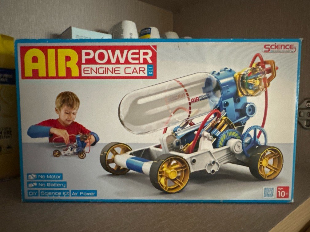 Air Powered Enginer Car Toy Set, Hobbies & Toys, Toys & Games on Carousell