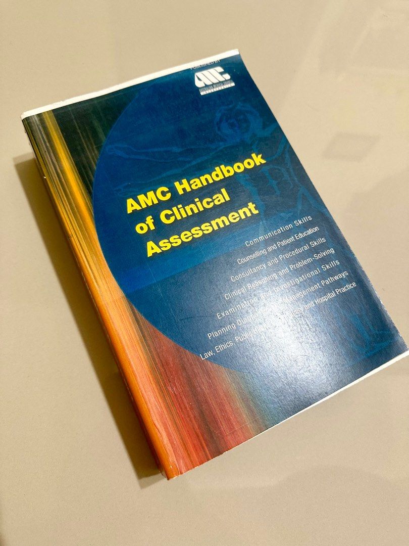AMC Handbook of Clinical Assessment Medical Book for sale!, Hobbies ...