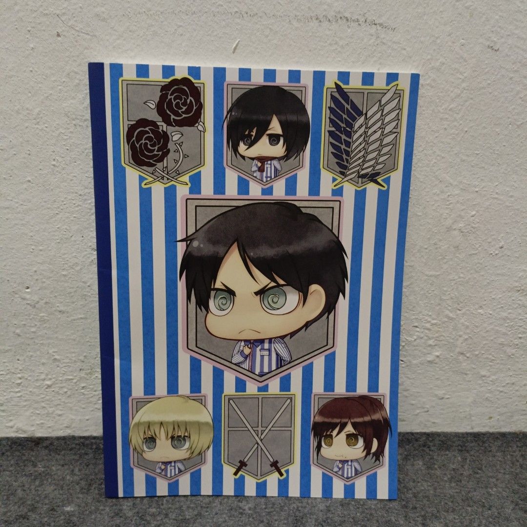 (AOT01) Notebook Attack on Titan, Hobbies & Toys, Collectibles ...
