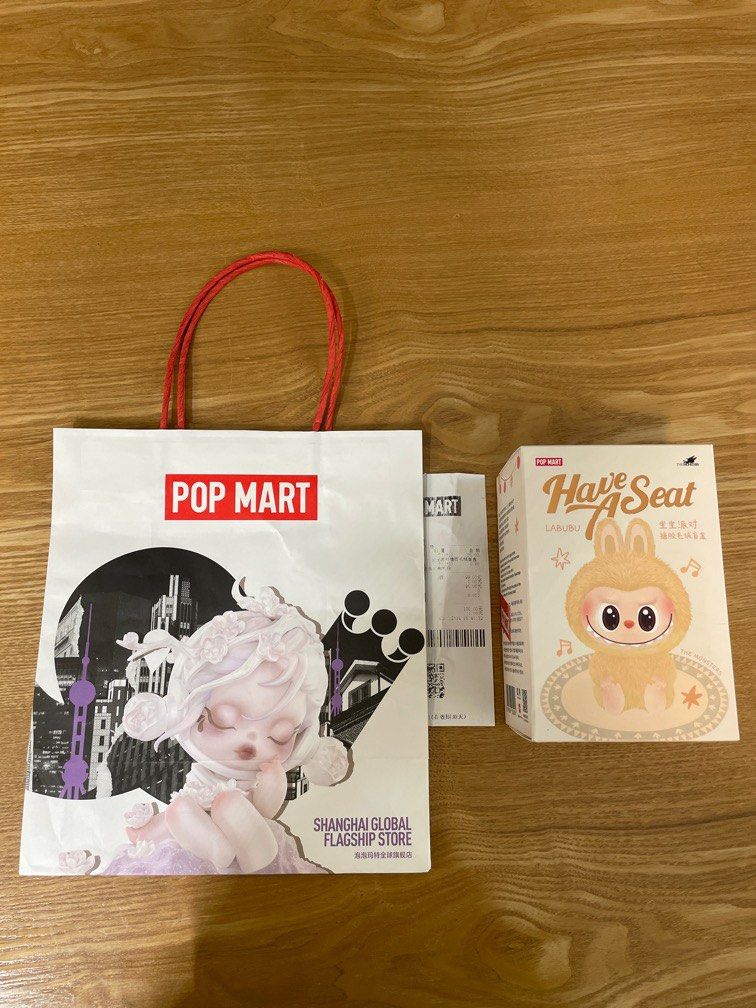 Authentic Labubu V2 unopened blind box BNIB with receipt, Hobbies ...
