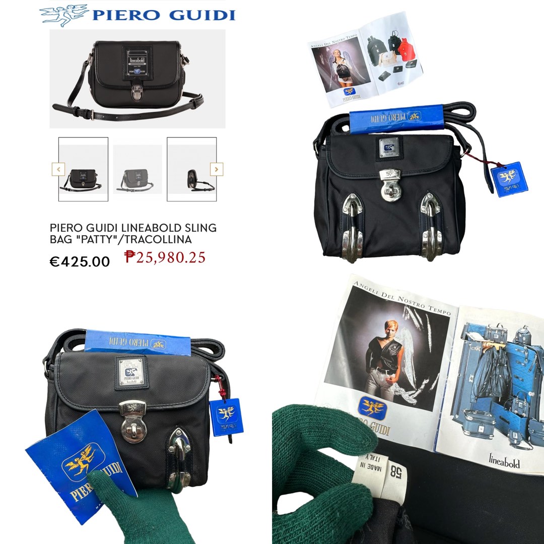 Authentic PIERO GUIDI, Women's Fashion, Bags & Wallets, Cross-body Bags ...