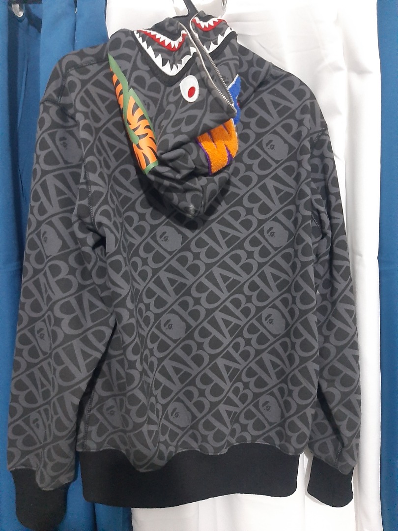 BAPE Bathing Ape Shark Full Zipper, Men's Fashion, Tops & Sets, Hoodies ...