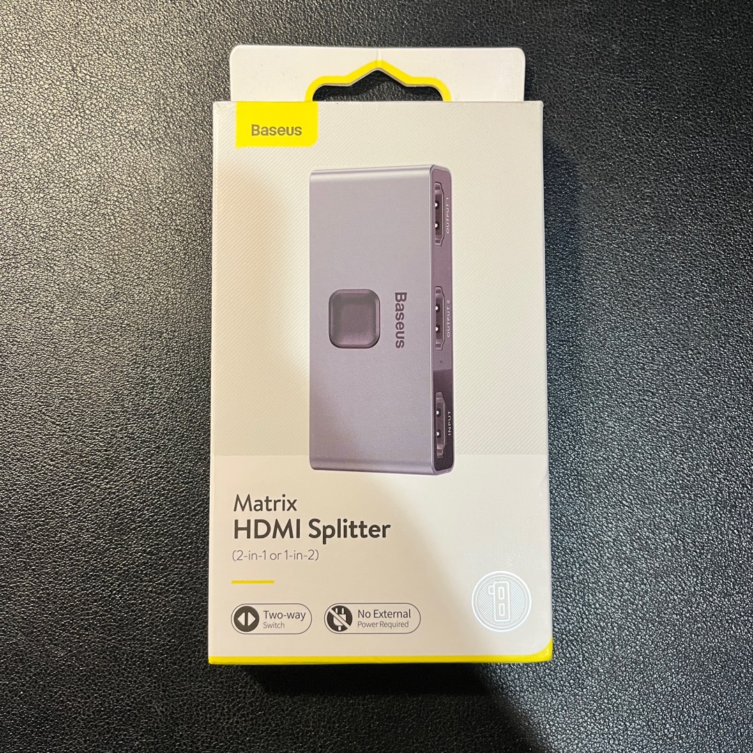 Baseus HDMI Splitter, Computers & Tech, Office & Business Technology on ...