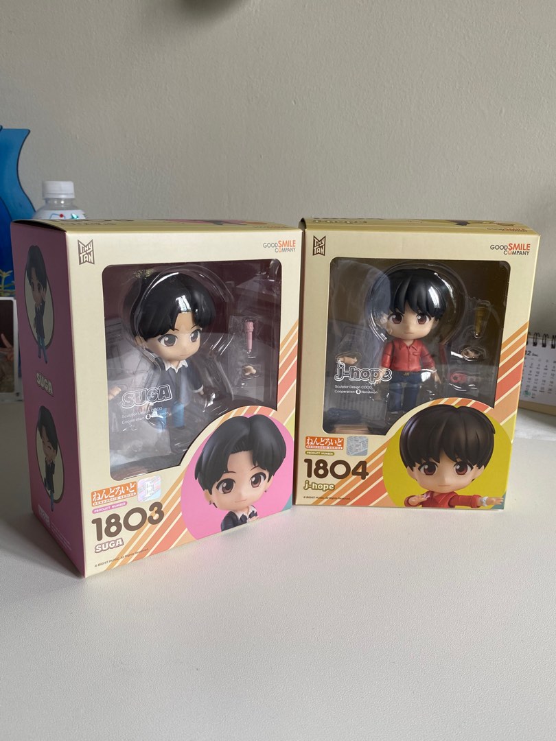 BTS Nendoroid j-hope & SUGA tinytan, Hobbies & Toys, Collectibles & Memorabilia, K-Wave on Carousell