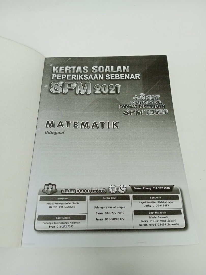 Buku latihan spm 2021 subjek matematik kertas soalan peperiksaan ...