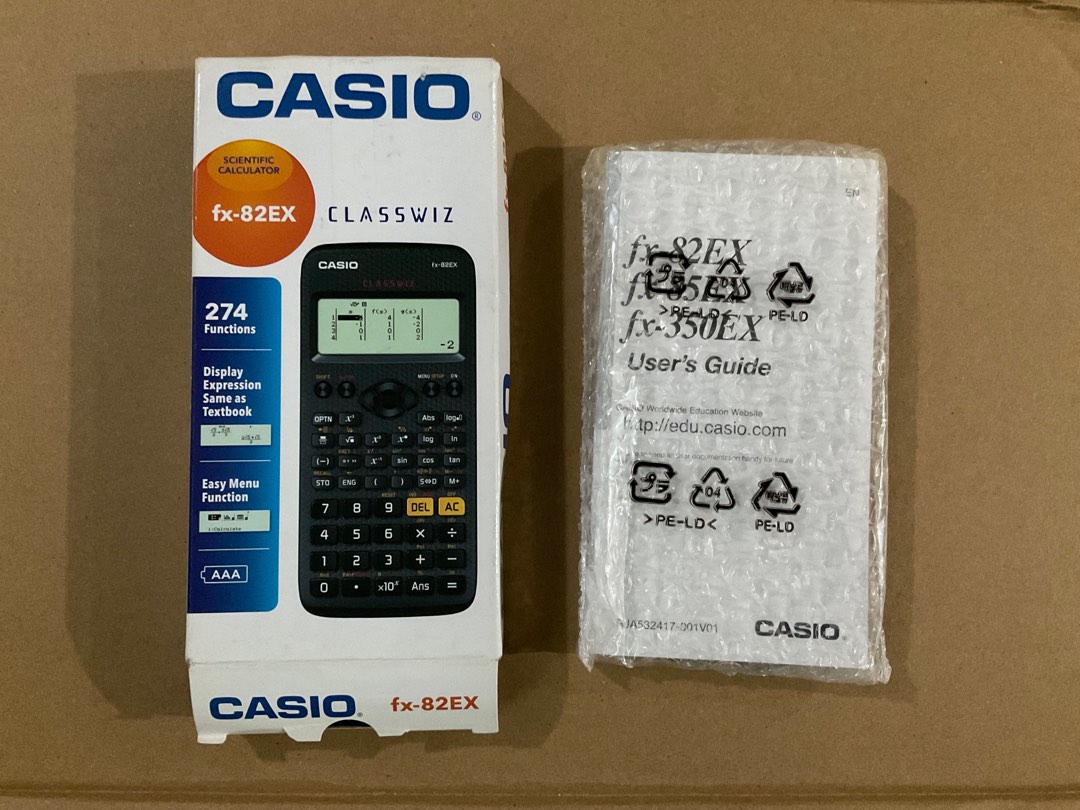 Casio Classwiz Calculator- fx-82EX, Mobile Phones & Gadgets, Other Gadgets on Carousell