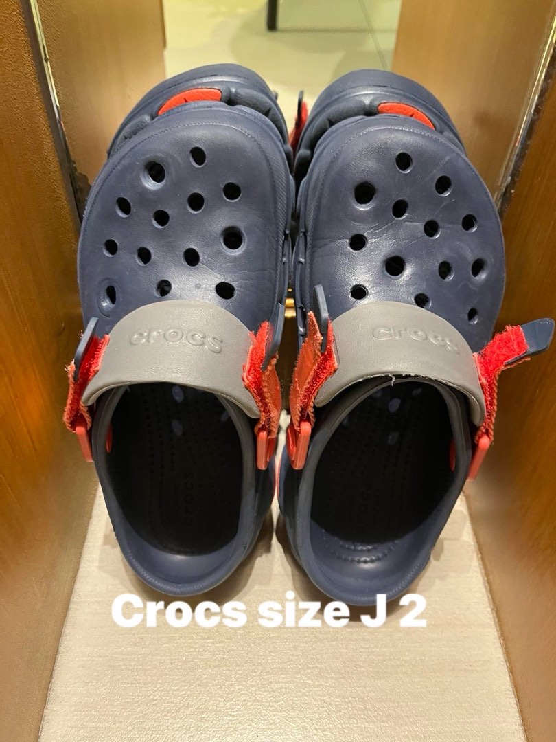 Crocs size J2, Babies & Kids, Babies & Kids Fashion on Carousell