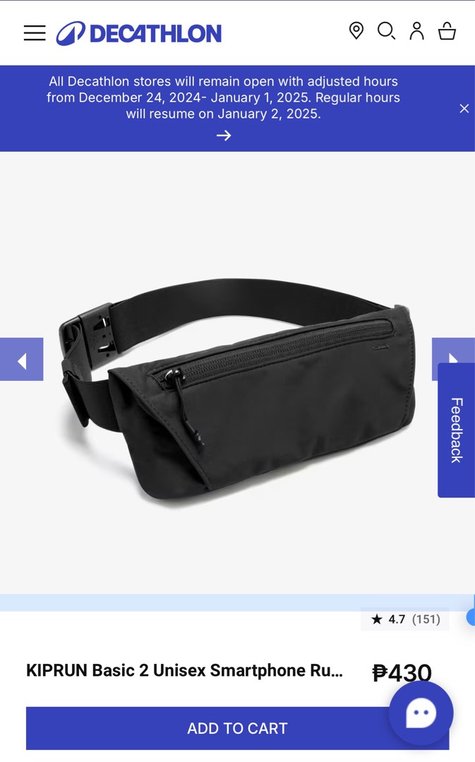 Decathlon Running Belt Bag, Men's Fashion, Bags, Belt bags, Clutches ...