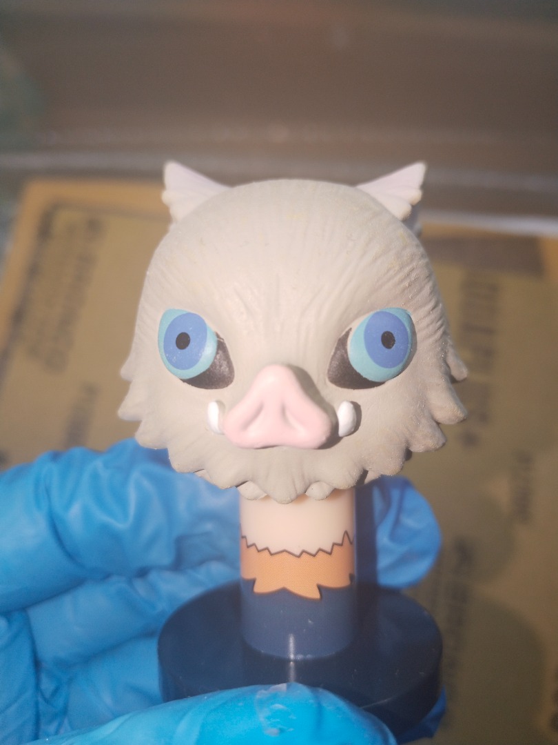 DEMON SLAYER Inosuke Hashibara Mini Chibi Figure Bobblehead, Hobbies ...