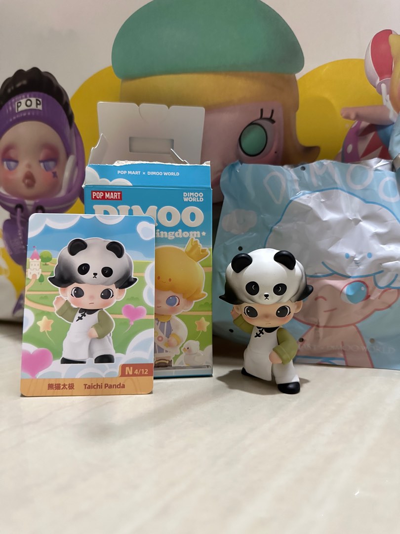 DIMOO Animal Kingdom - Taichi Panda, Toys & Collectibles, Mainan di ...