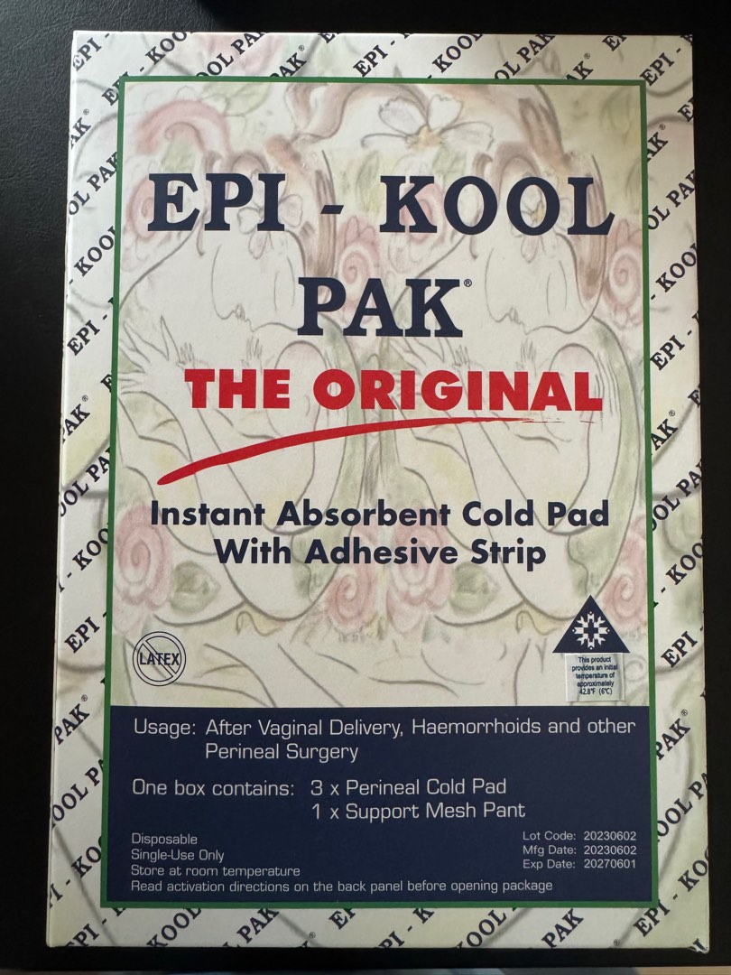 Epi - Kool Pak Perineal Care, Babies & Kids, Maternity Care on Carousell