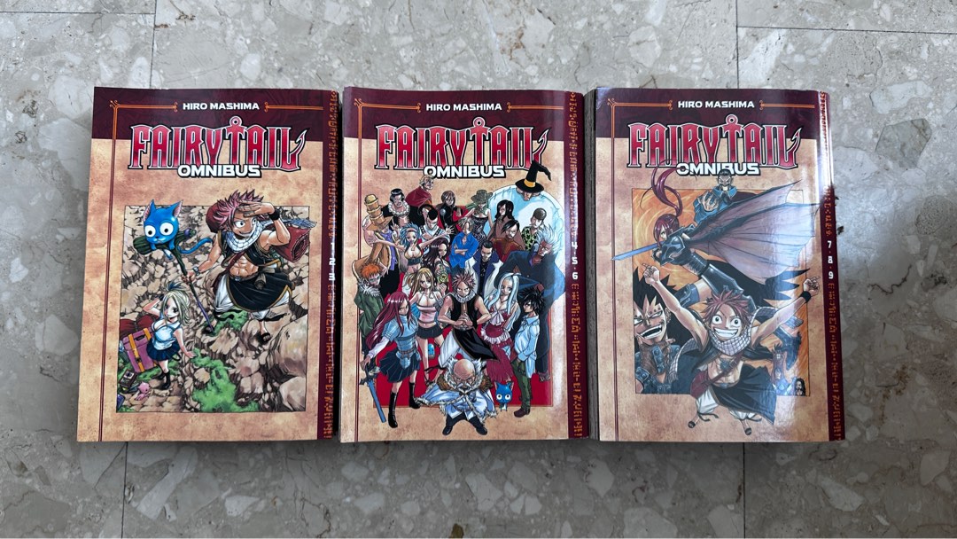 Fairy Tail Omnibus Manga (3 in 1 Volumes) (Kodansha Comics), Hobbies ...