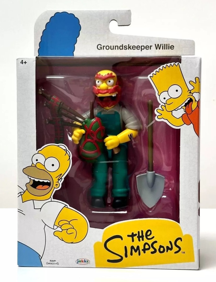 Grounds Keeper Willie The Simpsons Jakks Pacific Action Figure ...