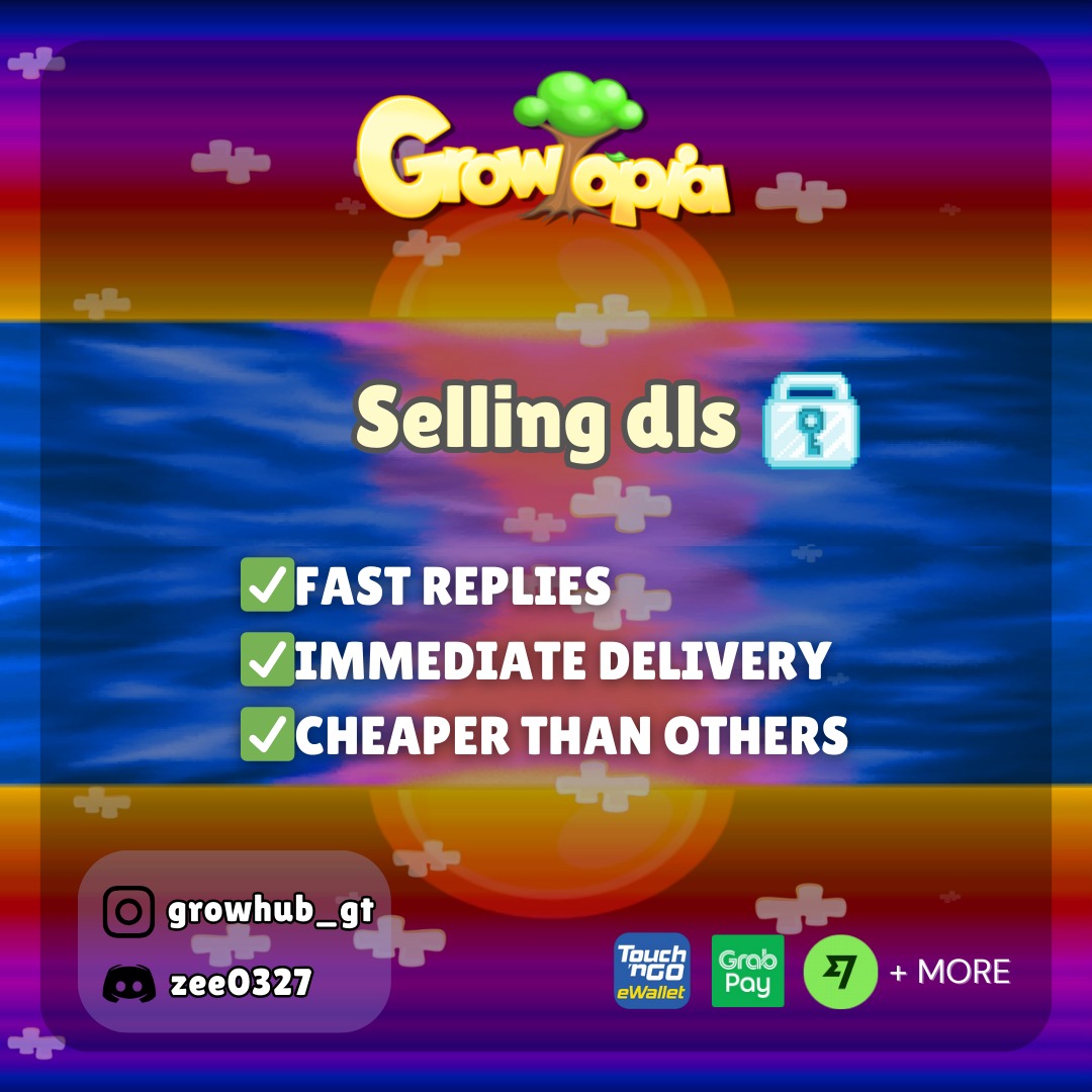 Growtopia dls diamond lock (RM 0.85) Growtopia bgl /dl /bgls , Video ...