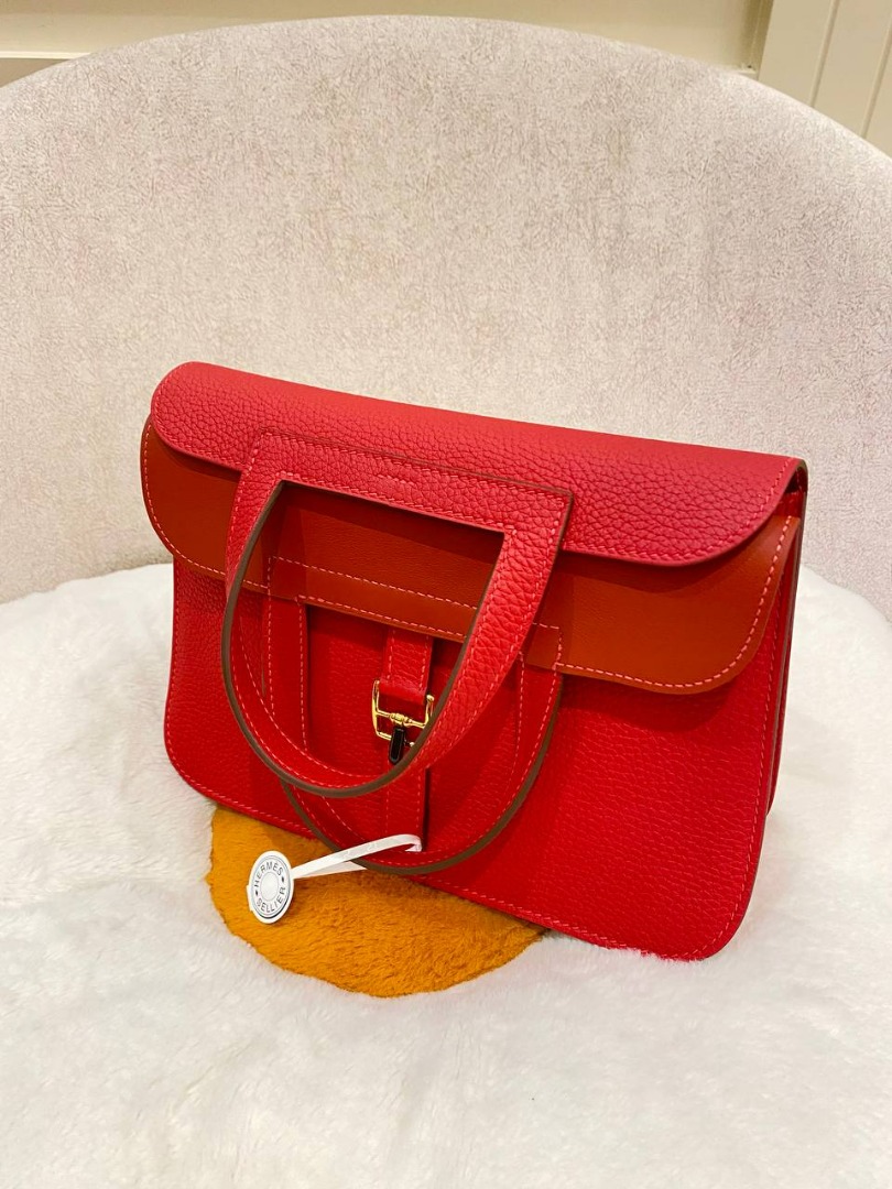 HERMES HAZLAN 25 GHW, Luxury, Bags & Wallets on Carousell