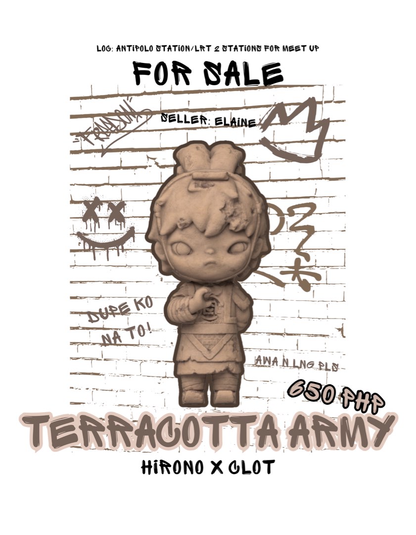 HIRONO x CLOT Terracotta Army, Hobbies & Toys, Toys & Games on Carousell