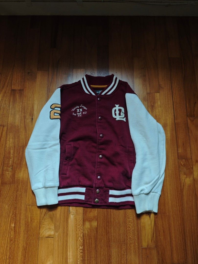 H&M varsity jacket 6-8 Yr old, Babies & Kids, Babies & Kids Fashion on ...