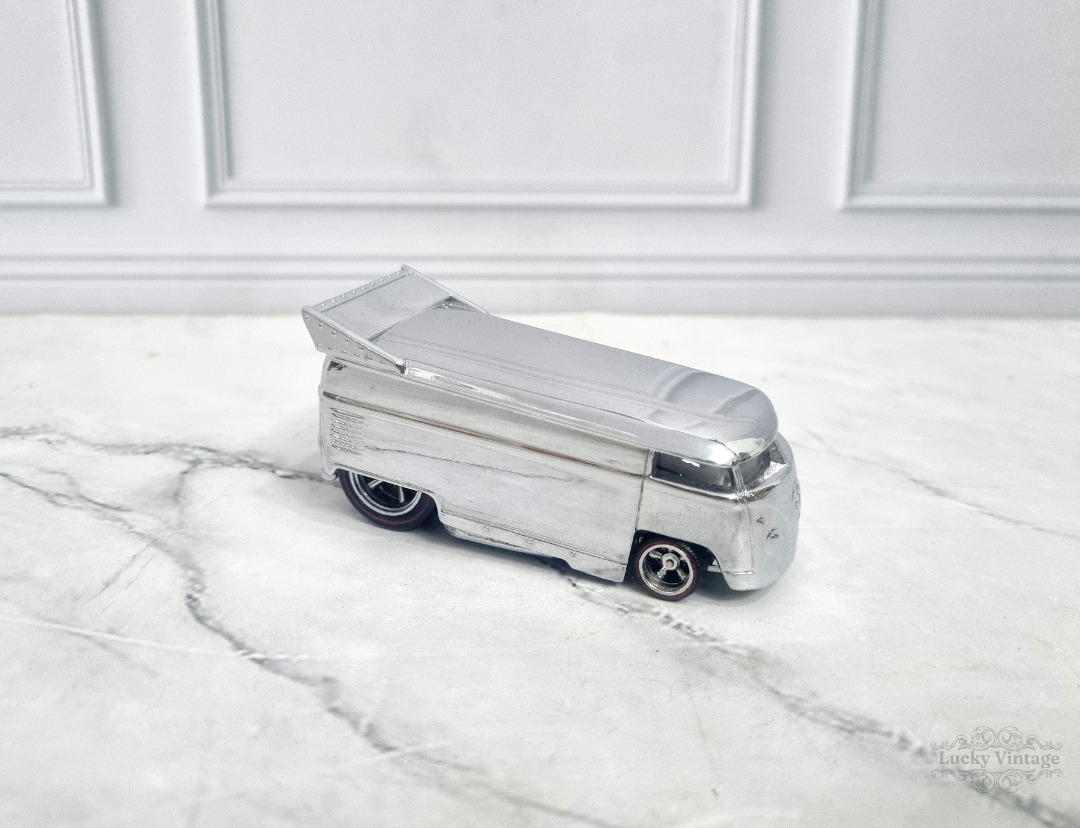 Hot Wheels VW Drag Bus Silver Chrome, Toys & Collectibles, Mainan di ...