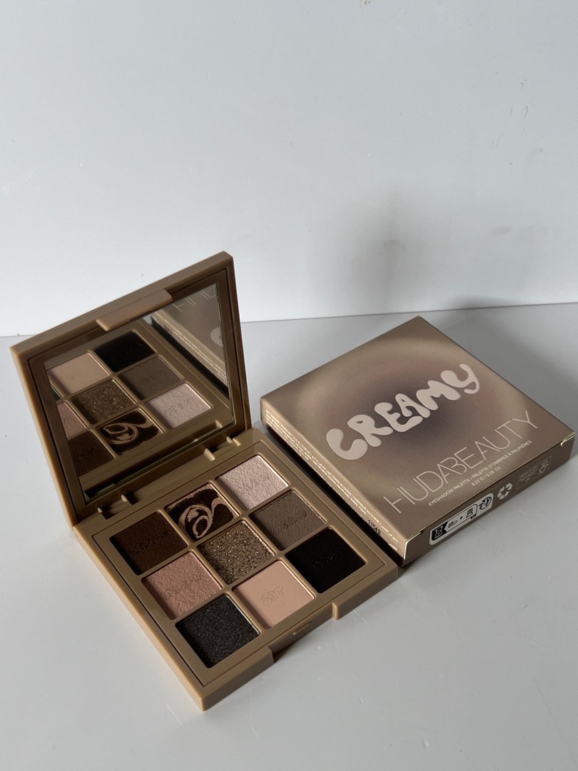 Huda beauty Greige Creamy Eye Palette, Beauty & Personal Care, Face ...