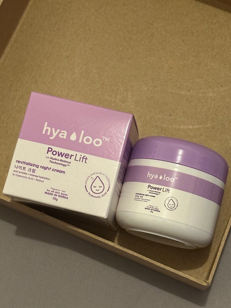 Hyaloo Powerlift Retinol cream, Beauty & Personal Care, Face, Face Care ...