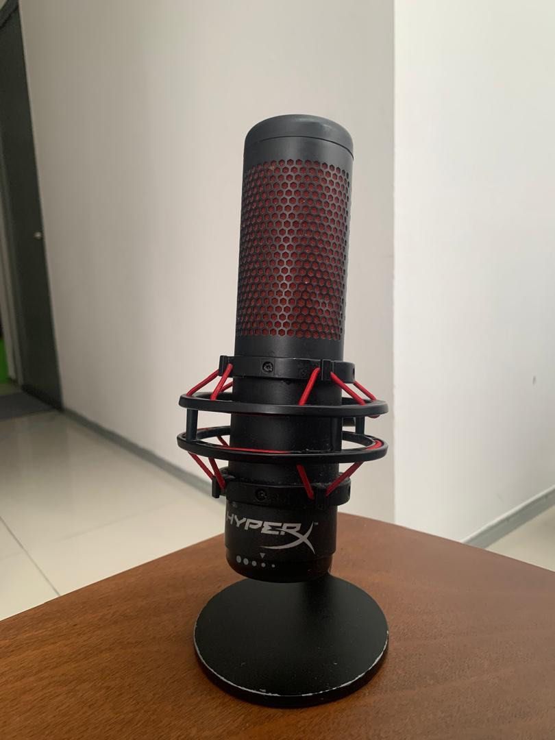 HyperX QuadCast - USB Condenser Gaming Microphone, Audio, Microphones ...