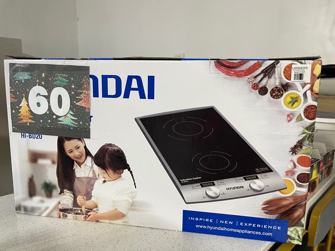HYUNDAI HI- BD20 INDUCTION COOKER, TV & Home Appliances, Kitchen ...