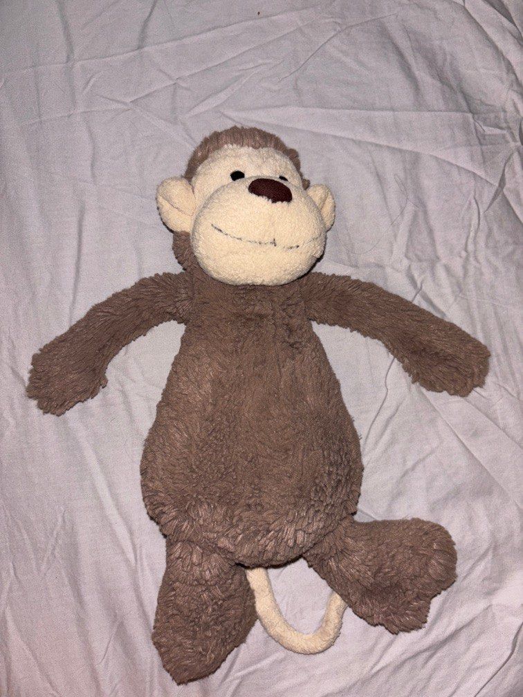 Jellycat Bashful Monkey, Hobbies & Toys, Toys & Games on Carousell