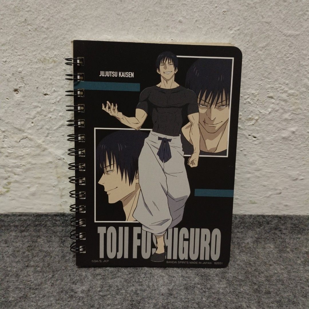 (JJK02) Notebook Jujutsu Kaisen Toji Fushiguro, Hobbies & Toys ...