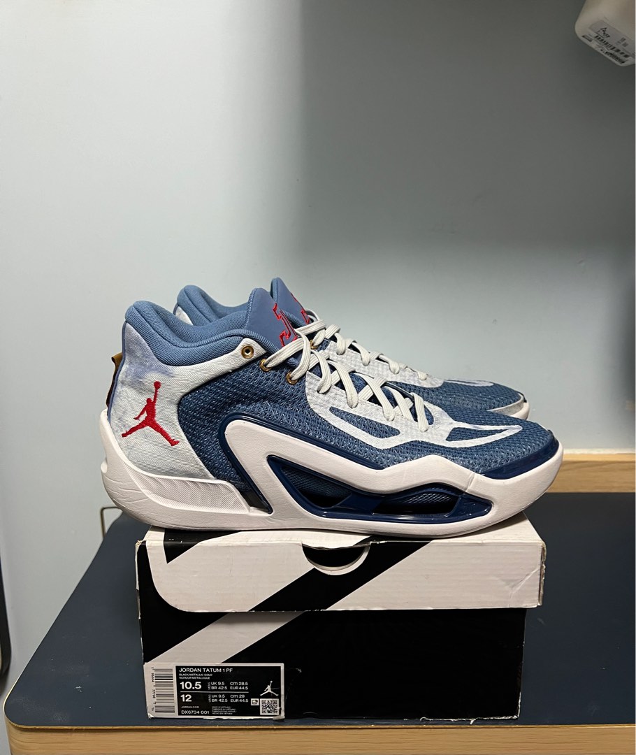 Jordan Tatum 1 Denim US10.5 tatum1 jt ja gt cut sabrina kobe, 男裝, 鞋, 波鞋 ...