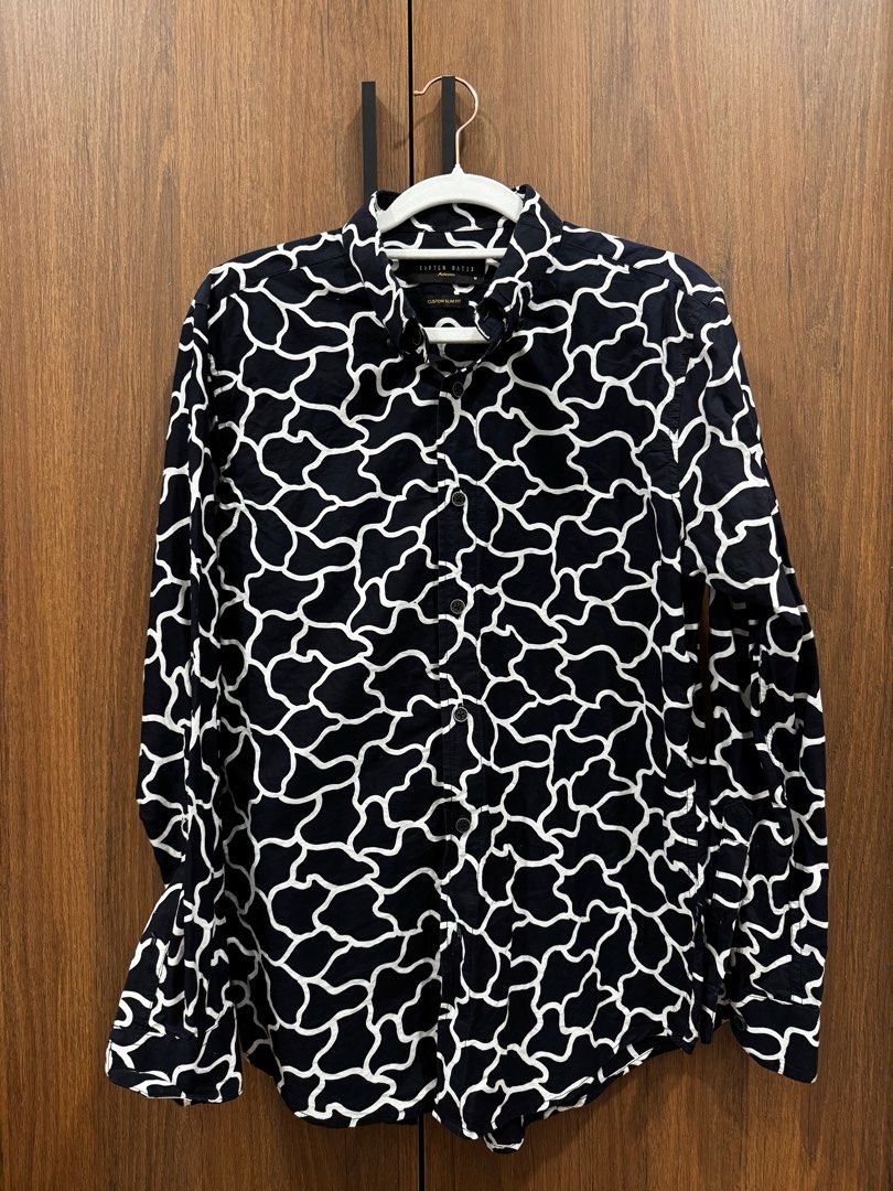 Kapten Batik (Custom Slim Fit), Men's Fashion, Tops & Sets, Formal ...