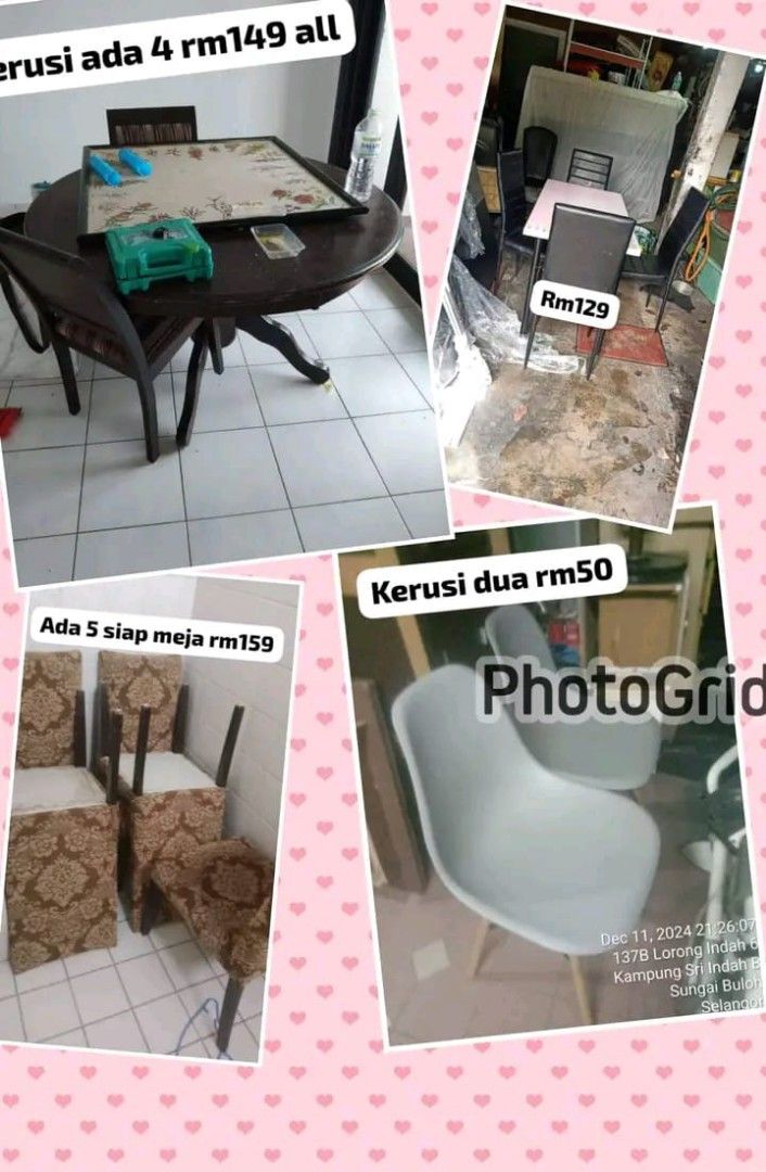 Kerusi meja mkn, Furniture & Home Living, Furniture, Chairs on Carousell