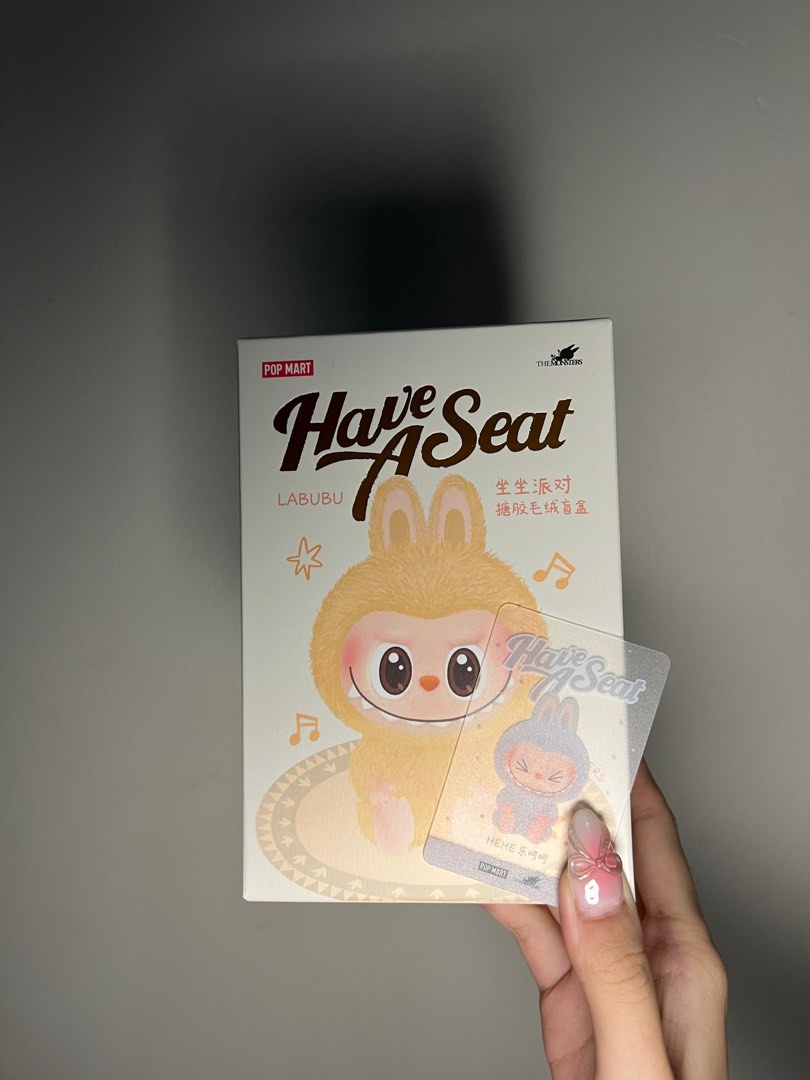 LABUBU HEHE ORI 100% POPMART SEALED FOIL, Toys & Collectibles, Mainan ...