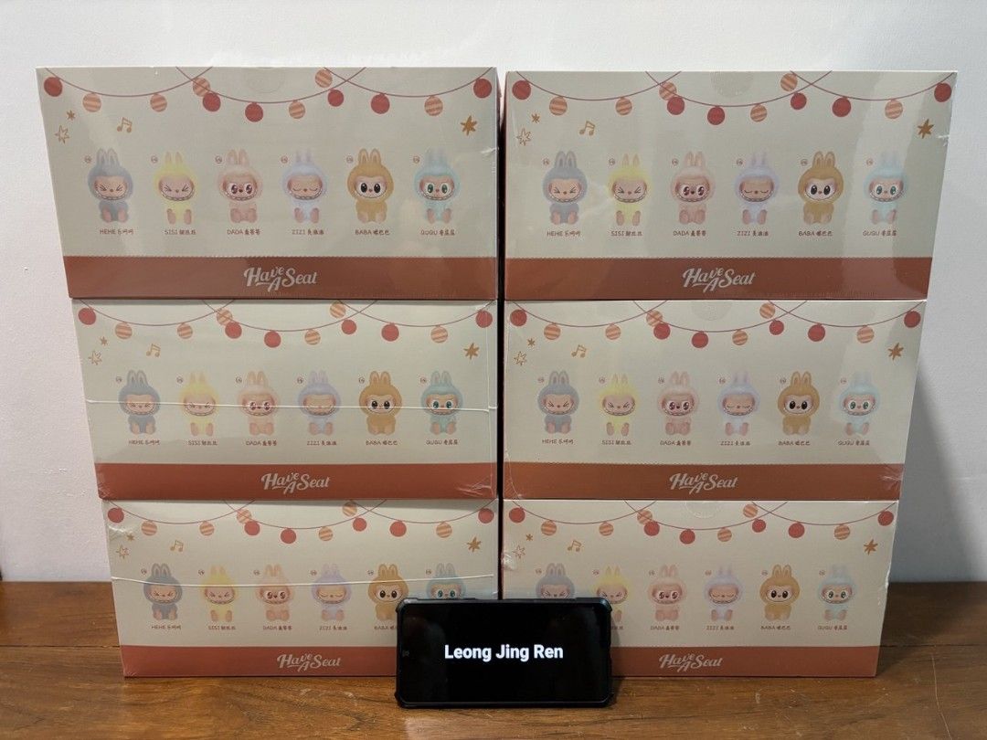 Labubu V2 Have A Seat Whole Set (6 Blind Boxes), Hobbies & Toys, Toys ...
