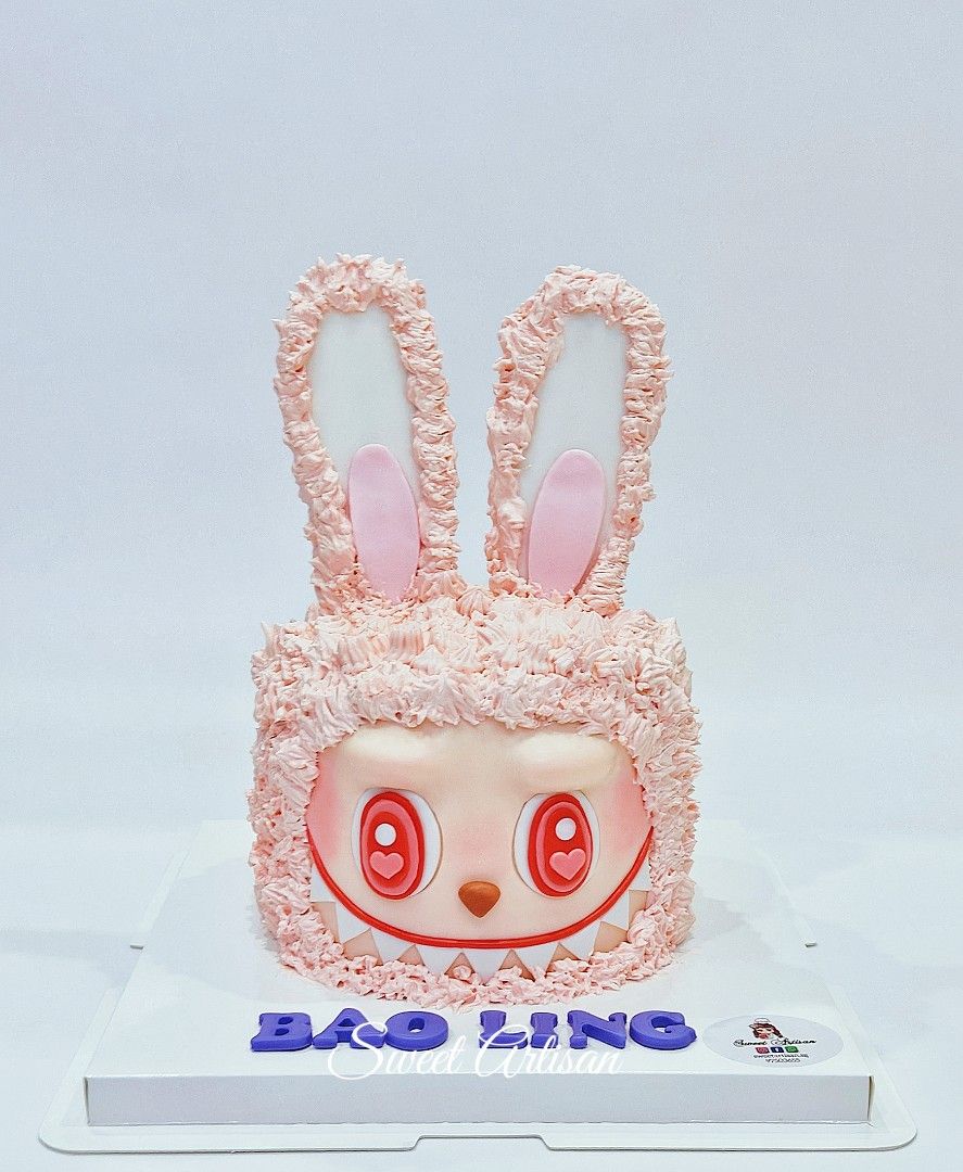 Labubu yoga theme cake/ Labubu cake, Food & Drinks, Homemade Bakes on ...