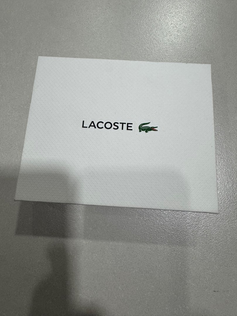 Lacoste box (wallet), Everything Else, Others on Carousell