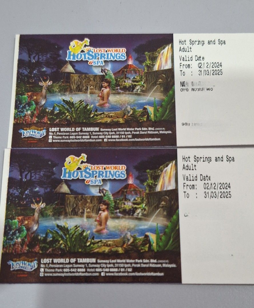 Lost World Hotspring and Spa, Tickets & Vouchers, Local Attractions and ...